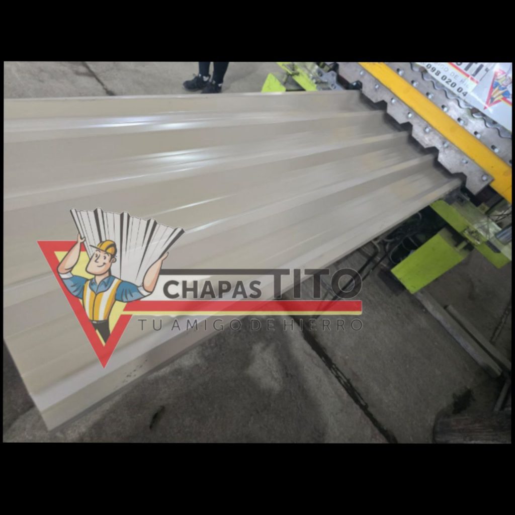 Chapa color beige Calibre 26 trapecio – Chapas Tito